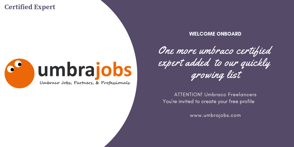 Umbraco Full Stack Developer Gloucestershire