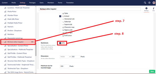 How To Add Styling To Rich Text Editor In Umbraco 8 Umbrajobs